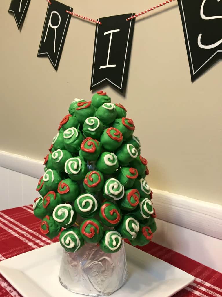 OREO Cookie Balls Christmas Tree - Mom Needs Chocolate