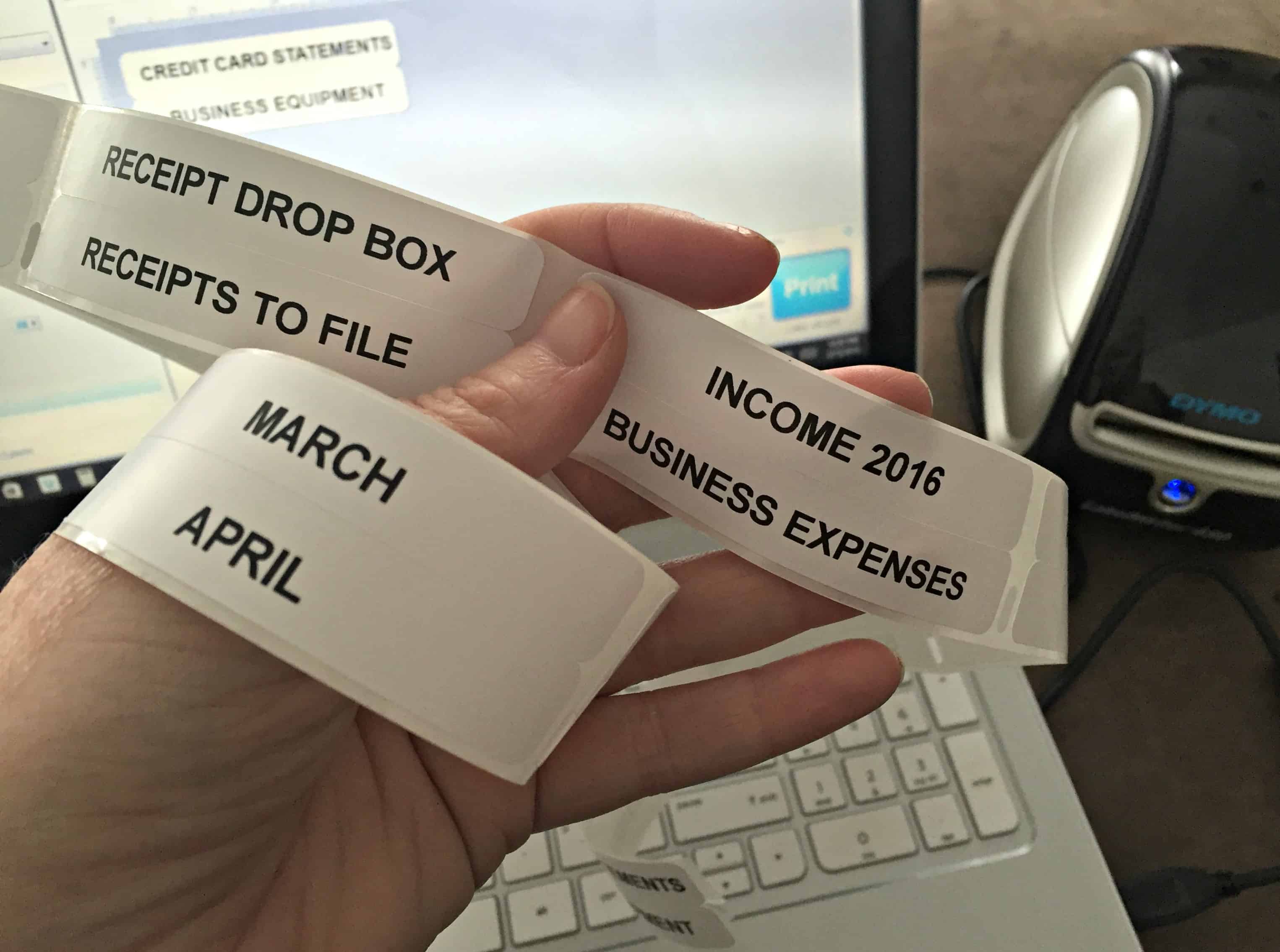 Organizing Receipts for Tax Time - Mom Needs Chocolate