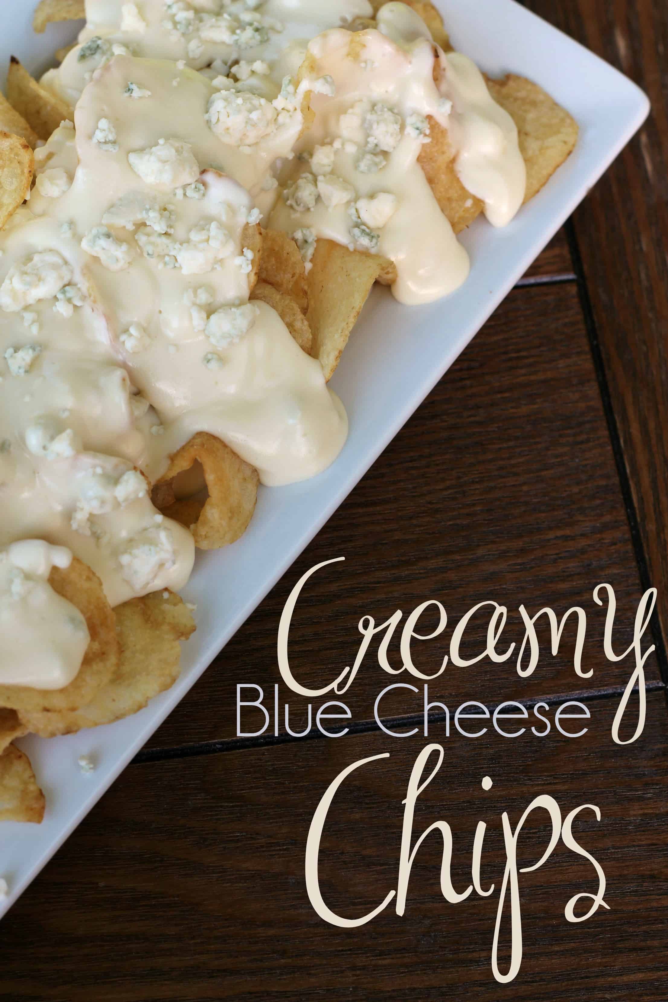 Creamy Blue Cheese Chips - Mom Needs Chocolate