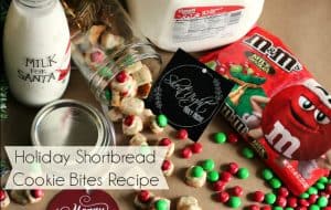 Holiday Shortbread Cookie Bites Recipe - Mom Needs Chocolate