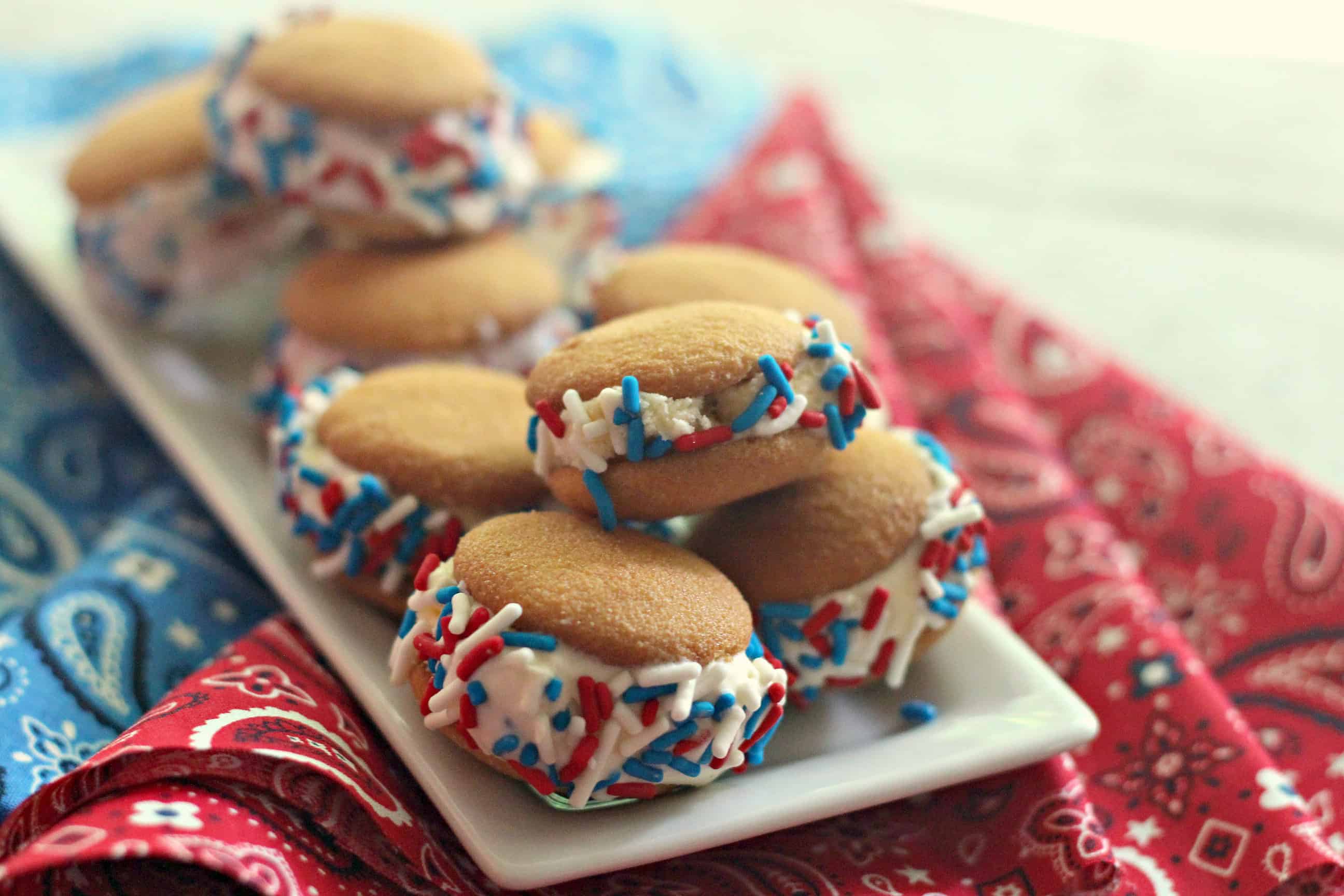 Mini Ice Cream Sandwiches - Mom Needs Chocolate