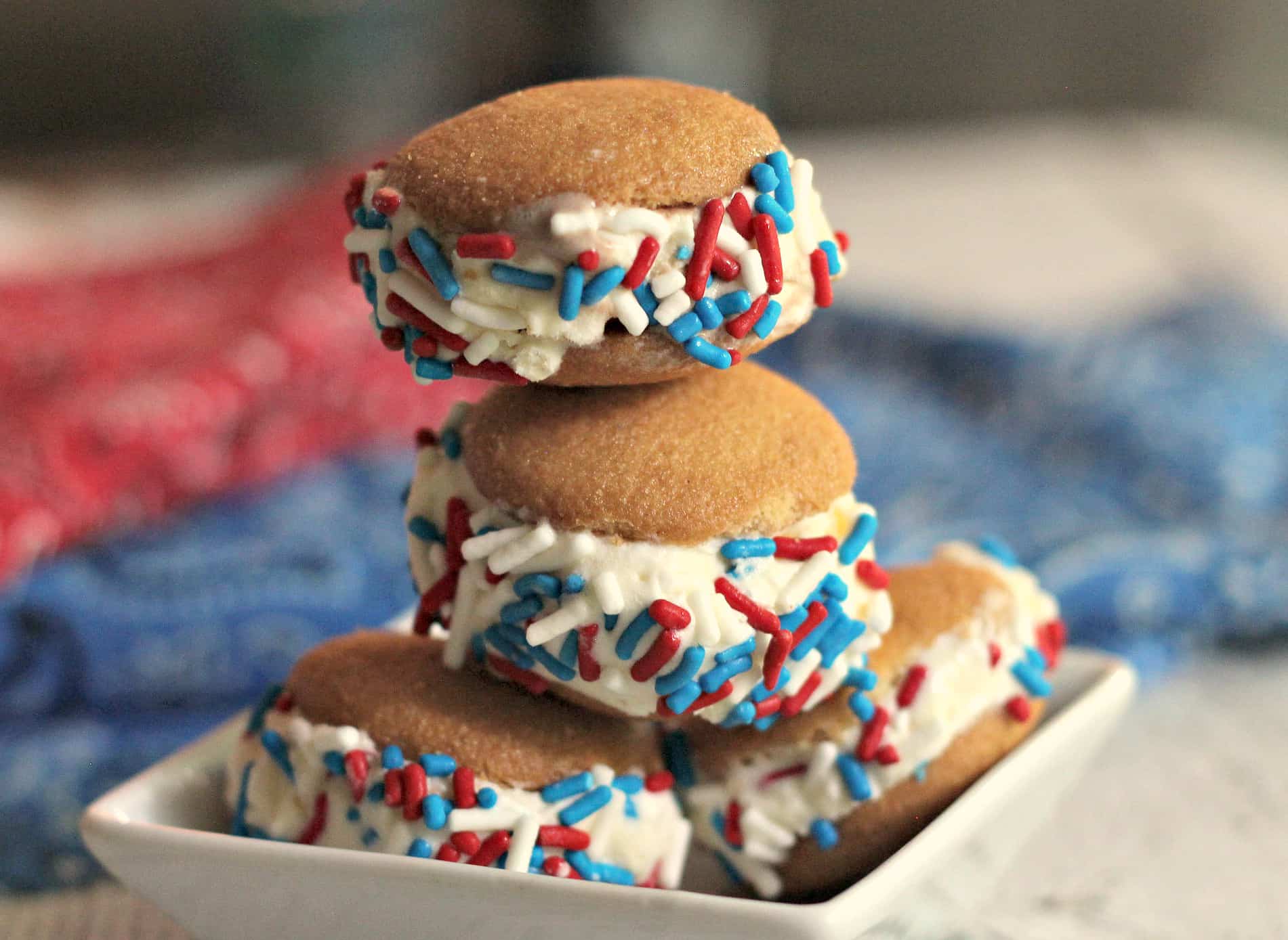 Mini Ice Cream Sandwiches - Mom Needs Chocolate