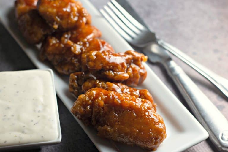 Sticky Sweet Crispy Chicken Strips - Mom Needs Chocolate