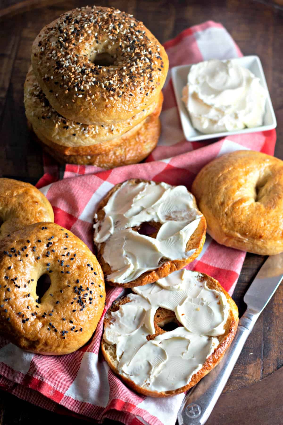 Delicious Homemade Bagels Recipe - Mom Needs Chocolate