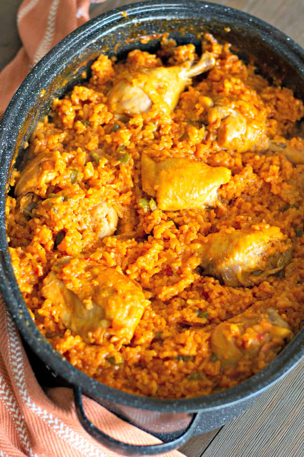 Family Style Cuban Arroz con Pollo - Mom Needs Chocolate