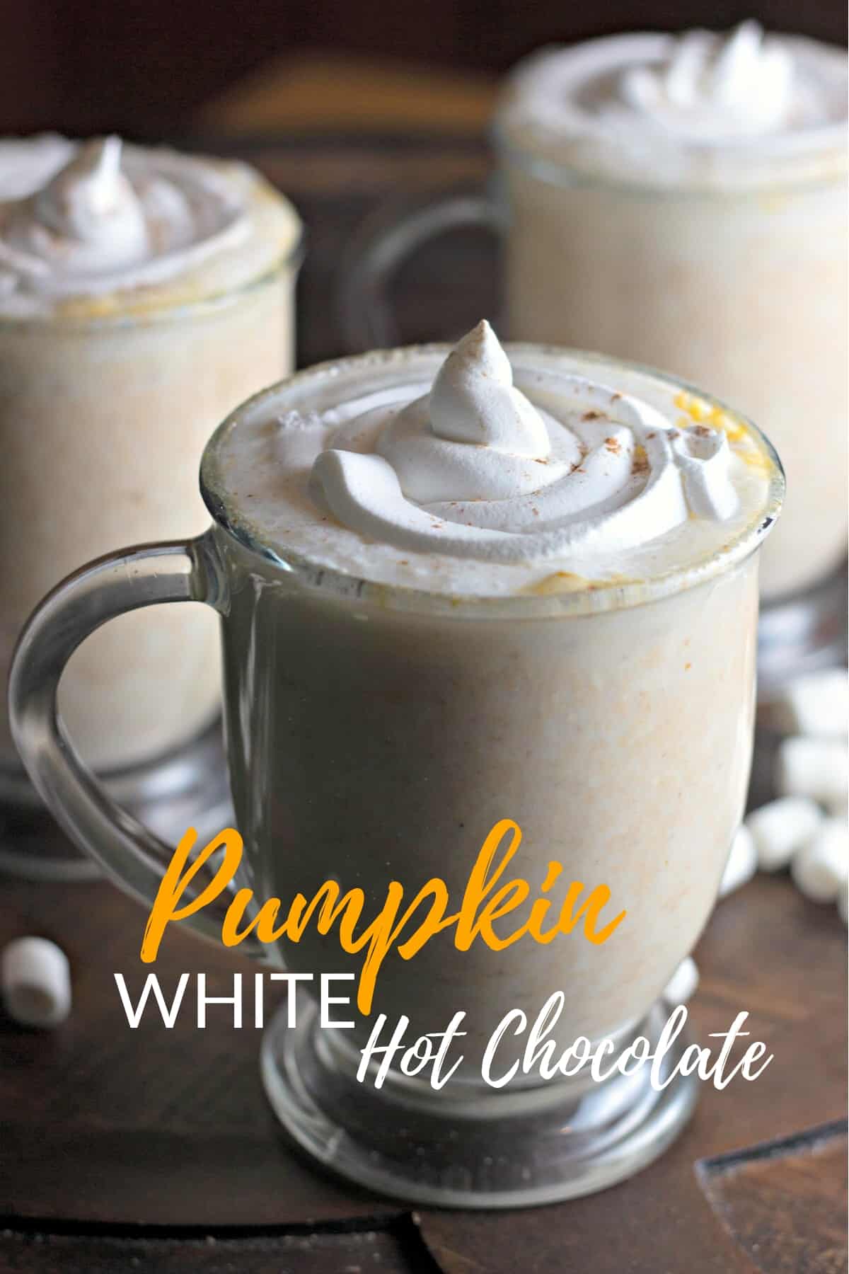 Slow Cooker Pumpkin White Hot Chocolate - Mom Needs Chocolate