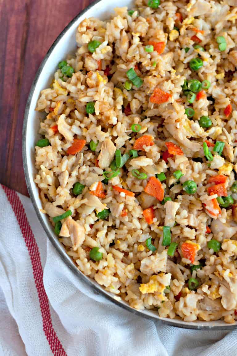 The Best Homemade Chicken Fried Rice - Mom Needs Chocolate
