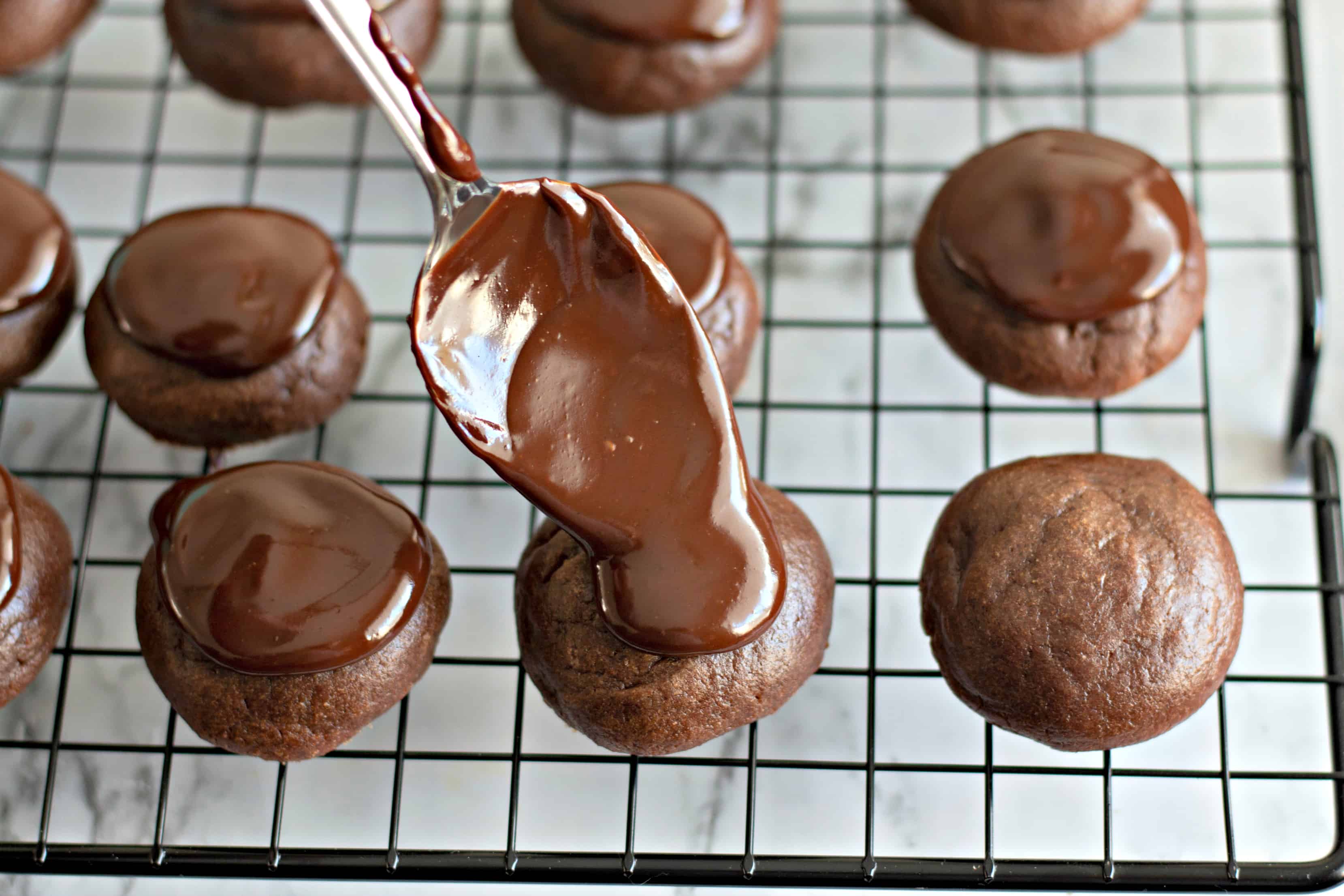 Chocolate Fudge Drop Cookies - Mom Needs Chocolate